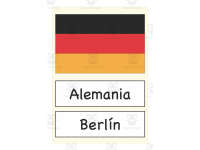 Spanish: Countries & Capitals in Europe Flash Cards by Teach Simple