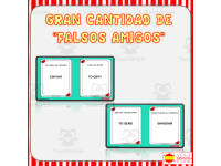 Spanish English false cognates 25 pairs Part 1 by Teach Simple