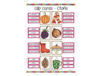 Spanish: Fall Clip Cards | Vocabulary Practice Activity by Teach Simple