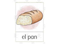 Spanish: Foods & Beverages Flash Cards by Teach Simple