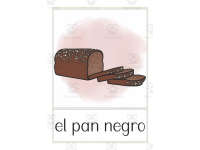 Spanish: Foods & Beverages Flash Cards by Teach Simple