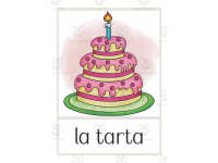 Spanish: Foods & Beverages Flash Cards by Teach Simple