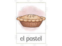 Spanish: Foods & Beverages Flash Cards by Teach Simple