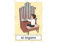 Spanish: Keyboard Instruments Flash Cards - FREEBIE by Teach Simple