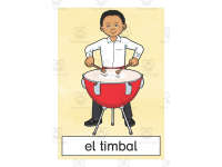 Spanish: Percussion Instruments Flash Cards by Teach Simple