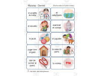 Spanish: Pets Domino Game | Vocabulary Practice Activity by Teach Simple