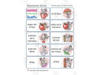 Spanish: Prepositions Domino Game | Vocabulary Practice Activity by ...
