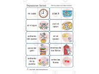Spanish: Prepositions Domino Game | Vocabulary Practice Activity by ...