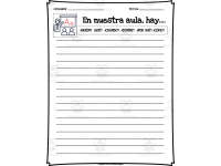Spanish: Primary Writing Program | "In our classroom, there are..." by ...