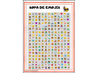 Spanish: SOPA DE EMOJIS - Emojis' Soup by Teach Simple