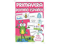 Spanish: Spring Domino Game | Vocabulary Practice Activity by Teach Simple