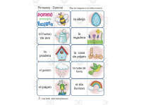 Spanish: Spring Domino Game | Vocabulary Practice Activity by Teach Simple