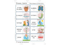 Spanish: Spring Domino Game | Vocabulary Practice Activity by Teach Simple
