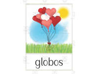 Spanish: Valentine's Day Flash Cards by Teach Simple