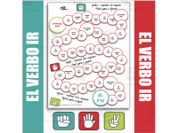 Spanish Verb IR Conjugation Game - Rock, Paper, Scissors by Teach Simple