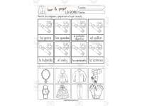 Spanish: Vocabulary Practice Sheet | Clothes Cut and Paste by Teach Simple