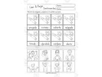 Spanish: Vocabulary Practice Sheet | Feelings Cut and Paste by Teach Simple