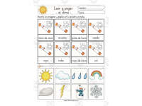 Spanish: Vocabulary Practice Sheet | Weather Cut and Paste by Teach Simple