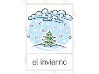 Spanish: Weather Flash Cards by Teach Simple