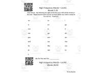 Spelling: Sight Word Set #1 by Teach Simple