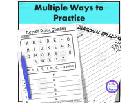 Spelling Word Practice Sheets by Teach Simple
