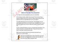 Sports Reading Comprehension Worksheets for 3rd - 4th Grade by Teach Simple