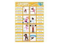 Sports Vocabulary Clip Cards by Teach Simple