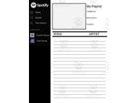 Spotify Song Album Template (Editable on Google Slides) by Teach Simple