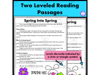 Spring Reading Comprehension Color By Code by Teach Simple