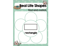 Spring Themed Shapes in Real Life by Teach Simple