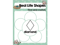 Spring Themed Shapes in Real Life by Teach Simple