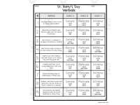 St. Patrick's Day Verbals Coloring Activity by Teach Simple