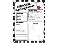 STEM Task: Floating Layers by Teach Simple