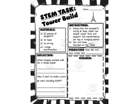 STEM Task: Tower Build by Teach Simple