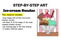 Step-By-Step Art: Ice-cream Sundae by Teach Simple