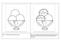 Step-By-Step Art: Ice-cream Sundae by Teach Simple