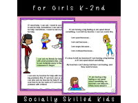 Sticking Up For Me, Social Skills Story and Activities, Featuring Girls ...