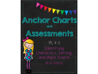 Story Elements Anchor Charts + Assessments by Teach Simple