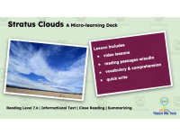 Stratus Clouds | Interactive Science Lesson | Micro-Learning Deck by ...