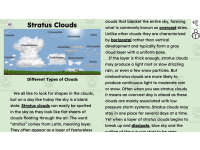Stratus Clouds | Interactive Science Lesson | Micro-Learning Deck by ...