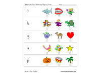 Student Led Beginning Sounds Test Practice Worksheet by Teach Simple