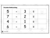 Subtraction Dot Worksheets by Teach Simple
