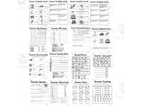 Summer No Prep Literacy and Math Activity Packet for K-1 by Teach Simple