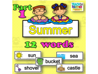 Summer: Vocabulary (word-wall) Part 1 by Teach Simple