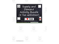 Supply and Demand Activity Bundle by Teach Simple