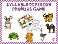 Syllable Division Phonics Game by Teach Simple