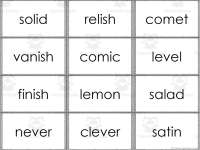 Syllable Division Phonics Game by Teach Simple