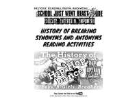 Synonyms and Antonyms Activities: The History of Hip Hop Dance ...