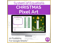 System of Equations | Christmas Digital Activity by Teach Simple