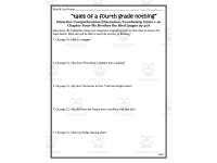 Tales of A Fourth Grade Nothing Novel Study Unit by Teach Simple
